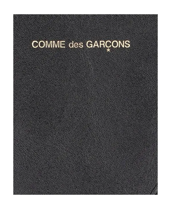 Comme Des Garçons Comme Des Garons Wallet Logo Printed Zipped Cardholder - Black