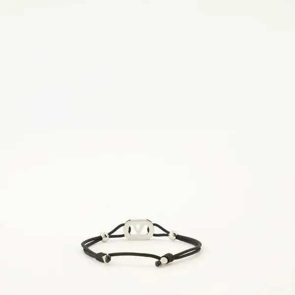 Valentino Garavani Vlogo Signature Bracelet - Black