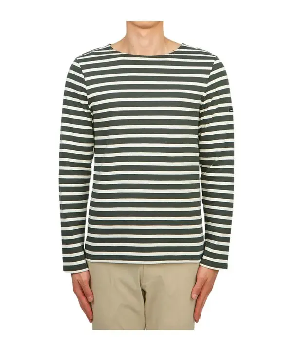 Saint James Striped Graphic T-shirt