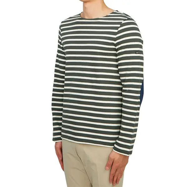 Saint James Striped Graphic T-shirt