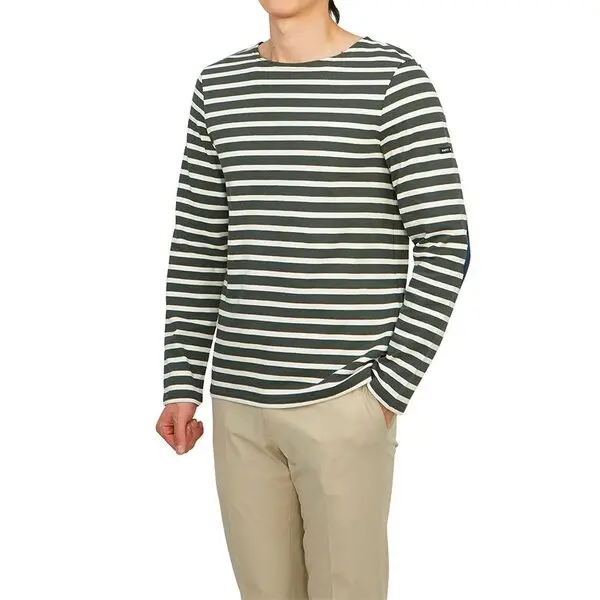Saint James Striped Graphic T-shirt
