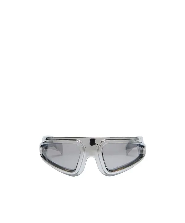 Rick Owens Ryder Wrap-around Sunglasses - Gray