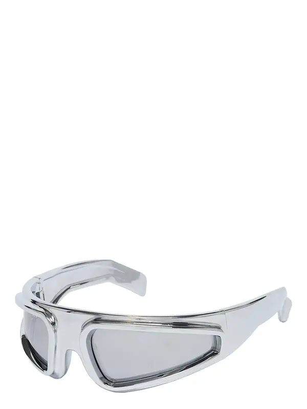 Rick Owens Ryder Wrap-around Sunglasses - Gray