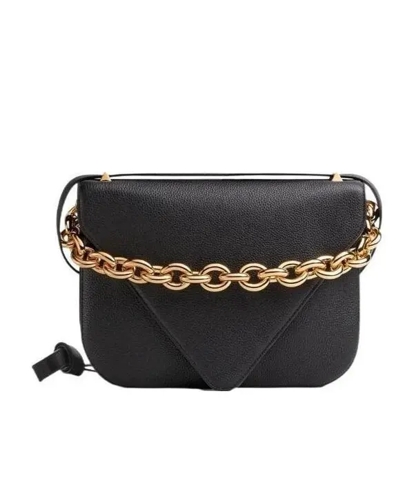 Bottega Veneta Mount Small Envelope Shoulder Bag - Black