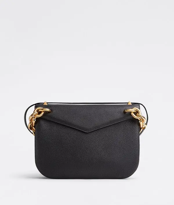 Bottega Veneta Mount Small Envelope Shoulder Bag - Black