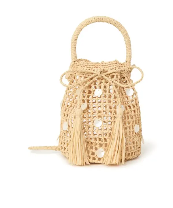 Alanui Precious Moments Satchel Bag - Natural