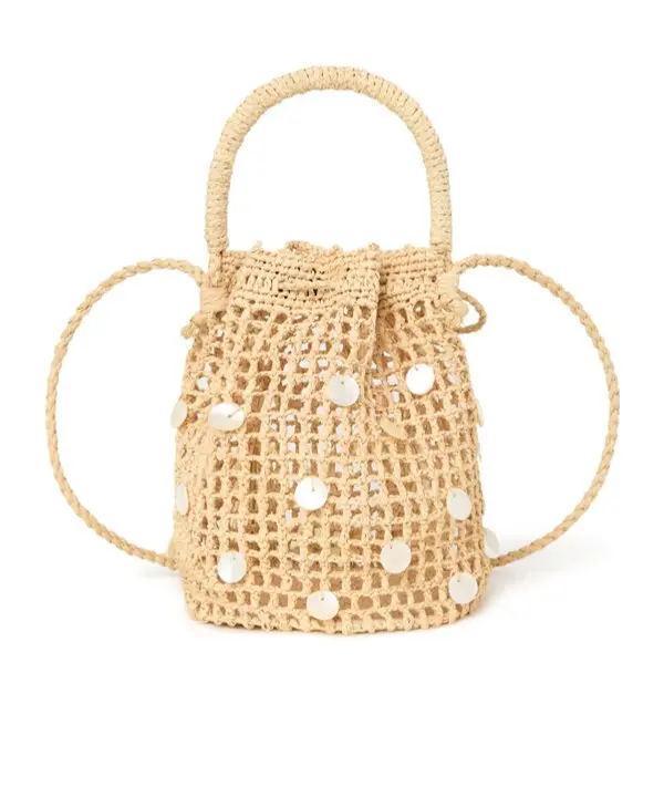 Alanui Precious Moments Satchel Bag - Natural