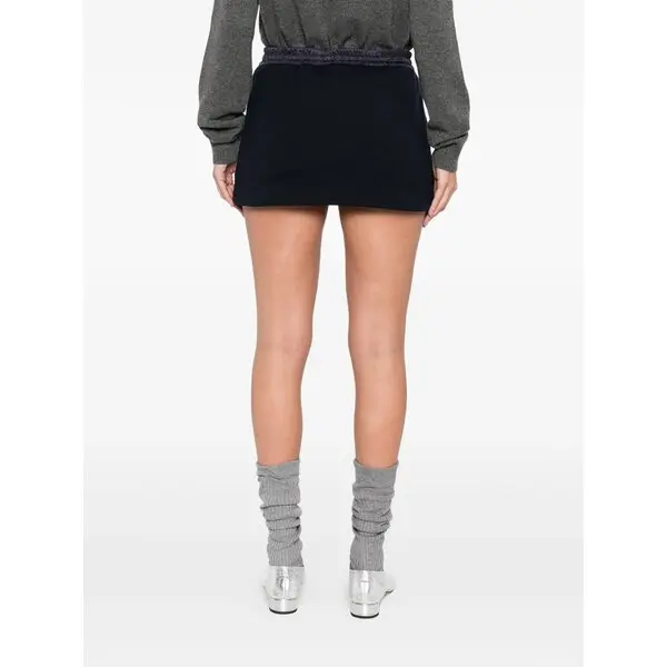 Miu Miu Drawstring Mini Skirt