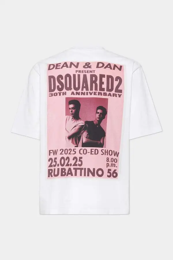 Dsquared2 Graphic Printed Crewneck T-shirt