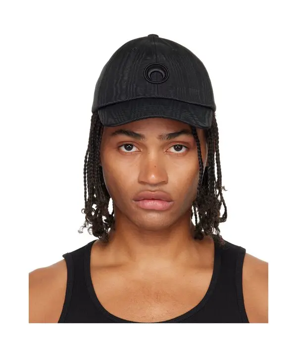 MARINE SERRE Embroidered Moon Baseball Cap