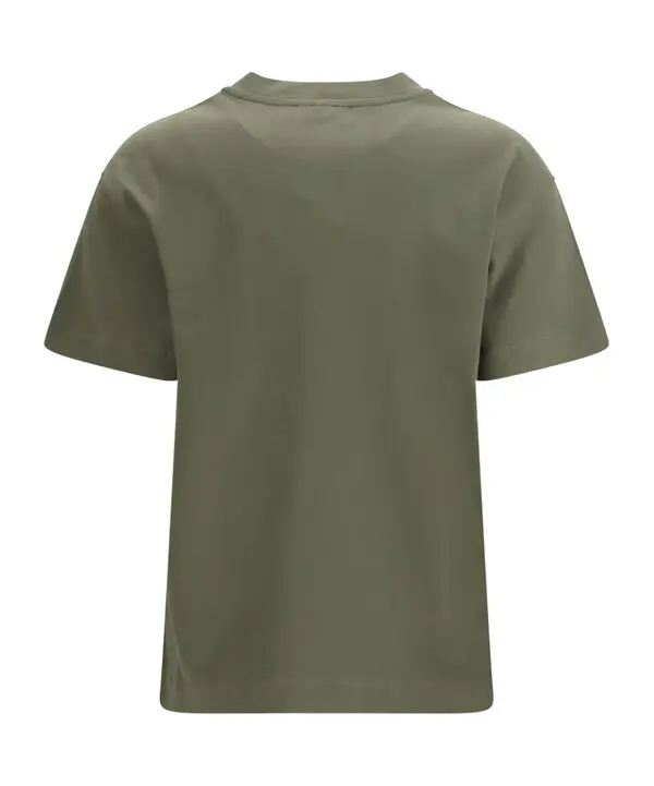 Brunello Cucinelli Shiny Tab Crewneck T-shirt - Green