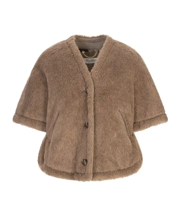Max Mara Button-up Short-sleeved Coat