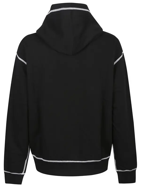 Dolce & Gabbana Logo Embroidered Long Sleeve Hoodie