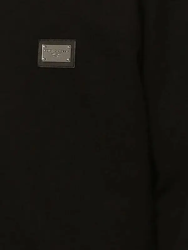 Dolce & Gabbana Logo Embroidered Long Sleeve Hoodie