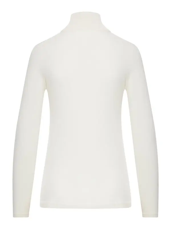 Max Mara Meana Turtleneck Knitted Jumper - White