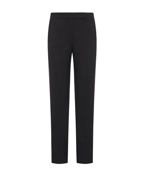 Max Mara Mid-rise Wool Suit Trousers - Black