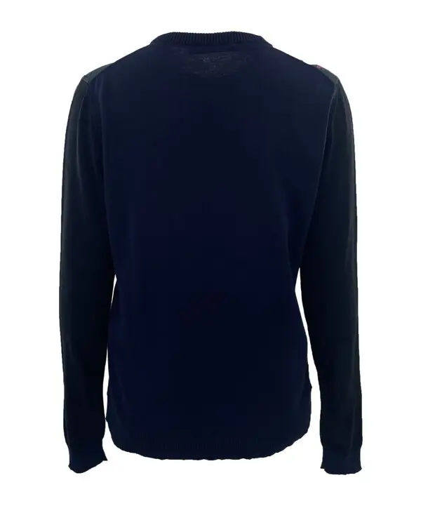 Sportmax Long Sleeve Round Neck Sweater With Floral Pattern