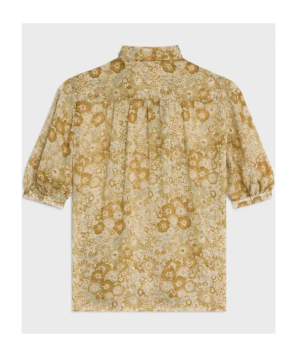 Celine Floral Print Viscose Blouse