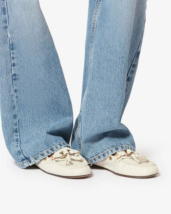 Isabel Marant Étoile Faxel Loafers - Chalk