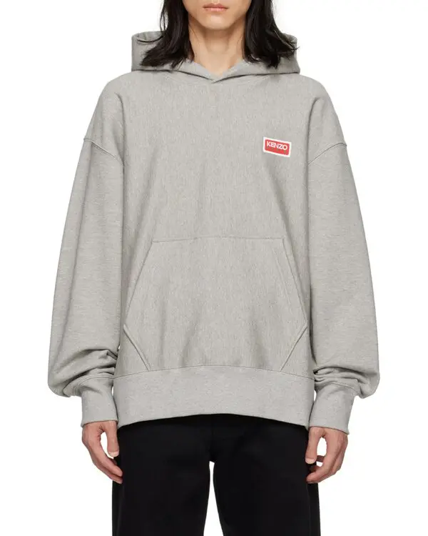 Kenzo Logo Printed Long-sleeved Hoodie