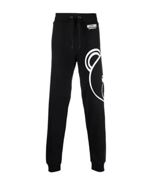 Moschino Logo Details Sweatpants - Black