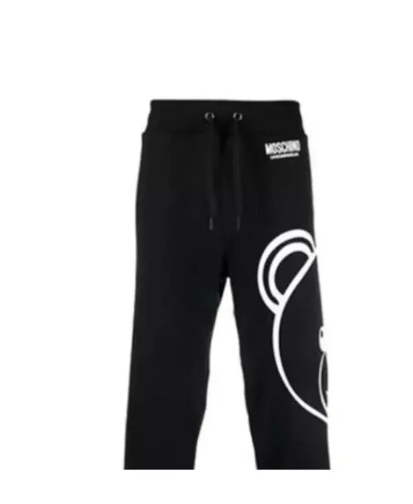 Moschino Logo Details Sweatpants - Black