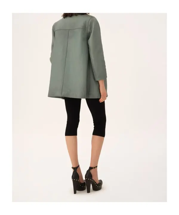 Chloé Single-breasted Long Jacket - Faded Blue