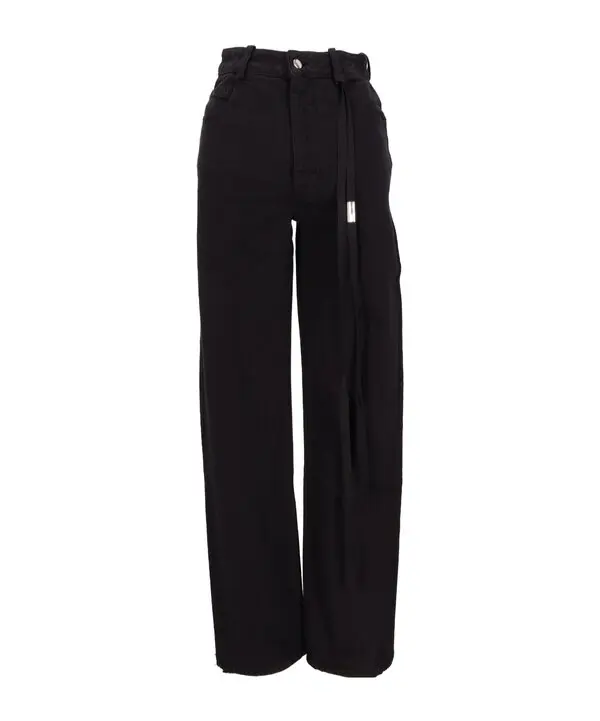 ANN DEMEULEMEESTER Herme 5 Pockets Slim Fit Cropped Jeans