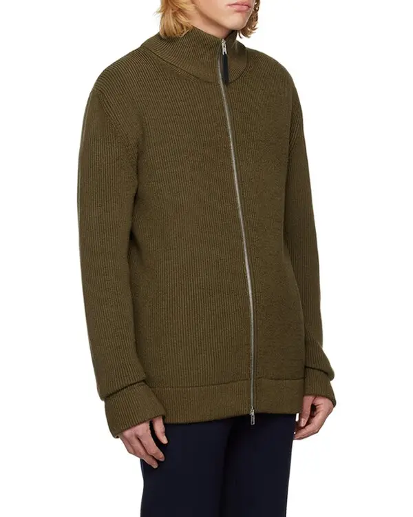 MAISON MARGIELA Long-sleeved Zip-up Cardigan