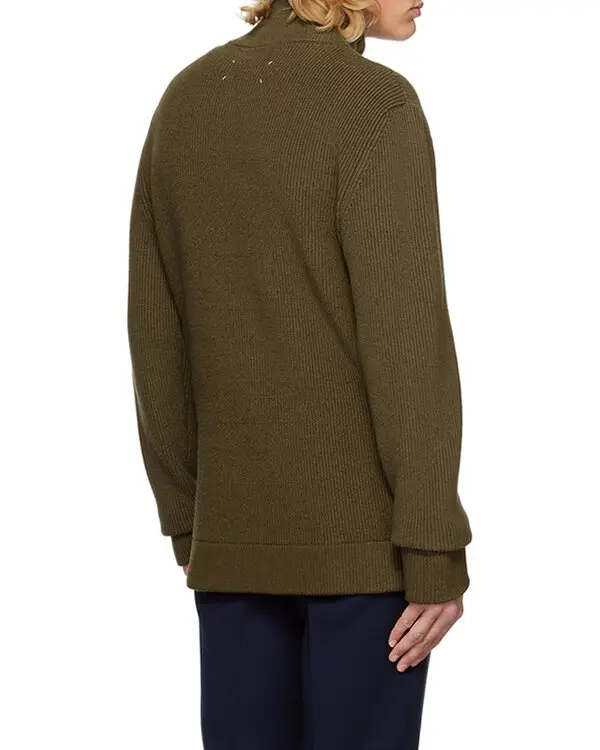 MAISON MARGIELA Long-sleeved Zip-up Cardigan