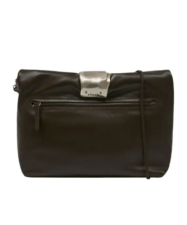 Staud Cuff Rolled Zipped Clutch Bag