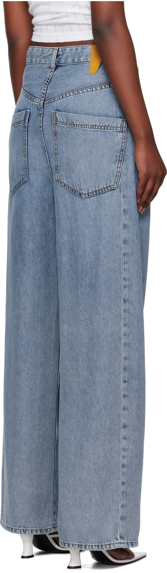 DARKPARK Ines Fold Over Denim Jeans