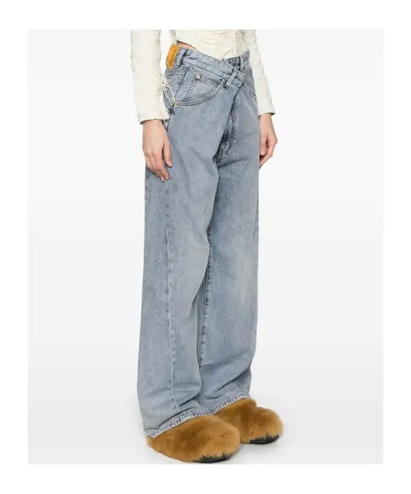 DARKPARK Ines Fold Over Denim Jeans