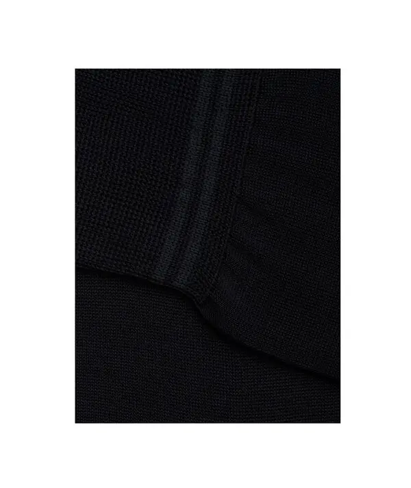 Zegna Cotton Ribbed Cuff Socks - Navy Blue