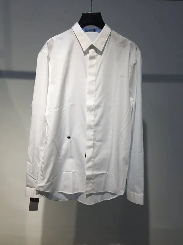 Dior Bee Embroidered Long-sleeved Shirt - White