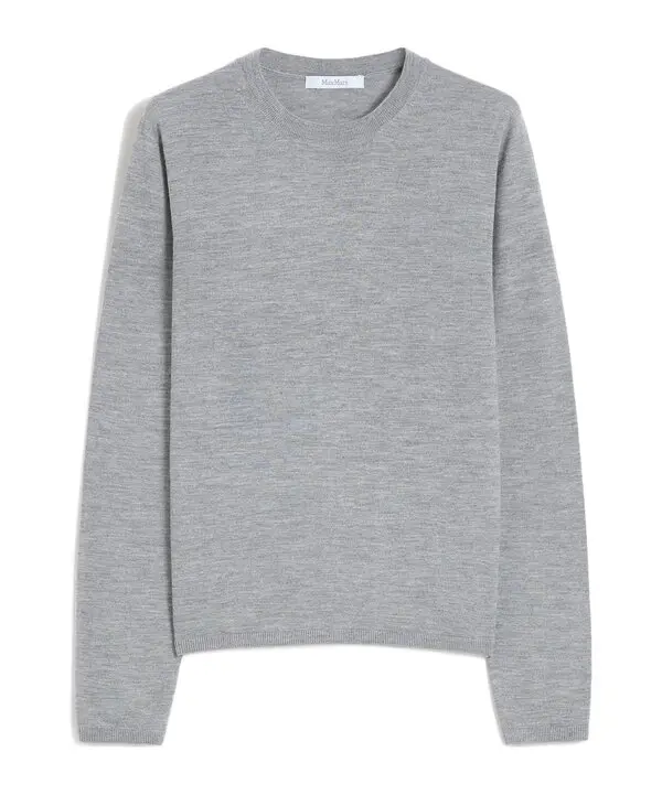 Max Mara Long-sleeved Knitwear - Light Gray