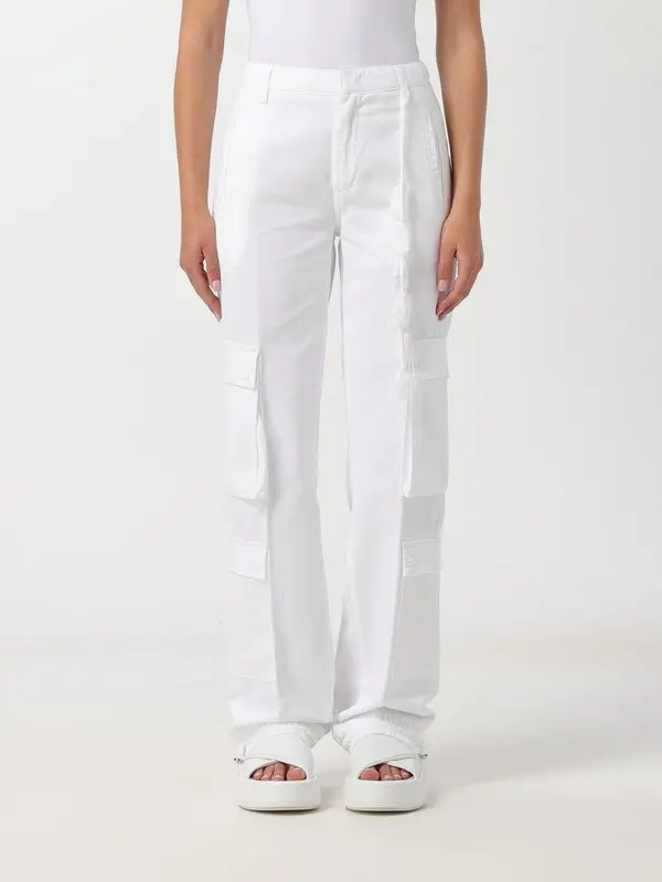 DONDUP Amber Cargo Pants - White
