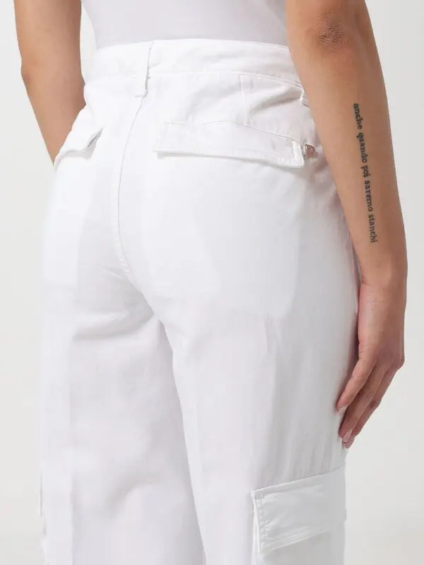 DONDUP Amber Cargo Pants - White