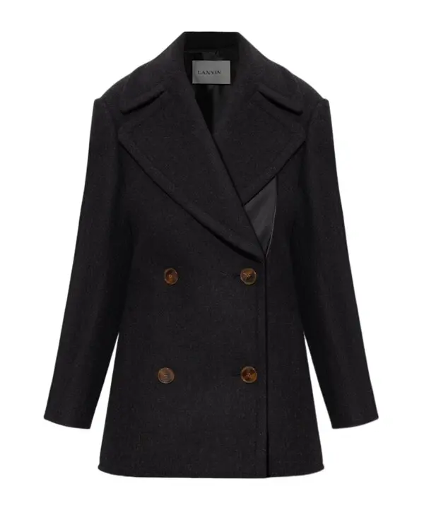 LANVIN Double-breasted Tailored Coat