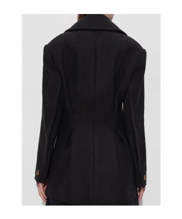 LANVIN Double-breasted Tailored Coat