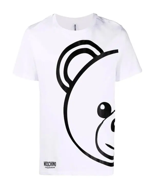 Moschino Logo Short-sleeved T-shirt - White