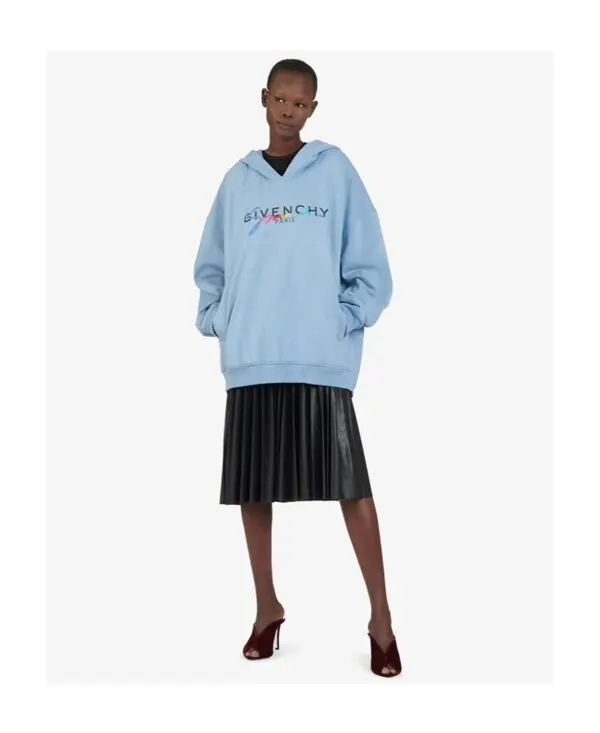 Givenchy Logo Print Hooded Sweater