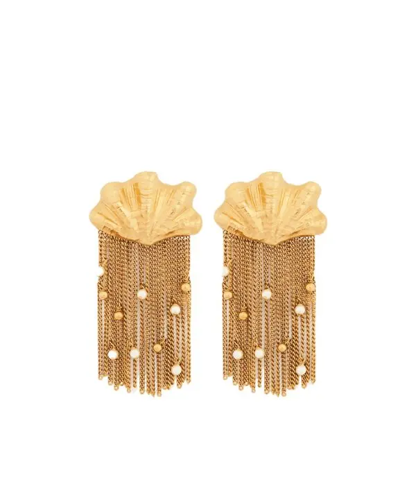 Chloé The Shells Earrings - Yellow