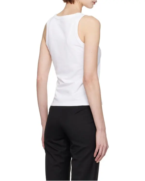 DIESEL® T-lynys-od" Crewneck Tank Top With Embroidered Logo