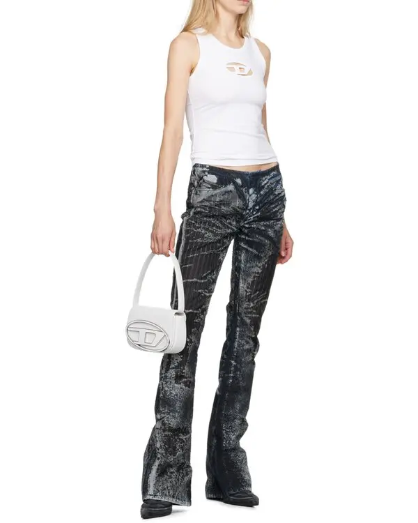 DIESEL® T-lynys-od" Crewneck Tank Top With Embroidered Logo