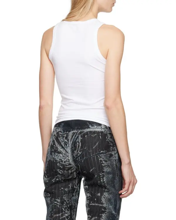 DIESEL® T-lynys-od" Crewneck Tank Top With Embroidered Logo