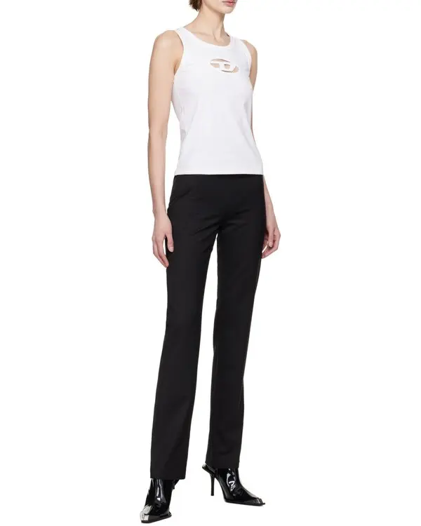 DIESEL® T-lynys-od" Crewneck Tank Top With Embroidered Logo