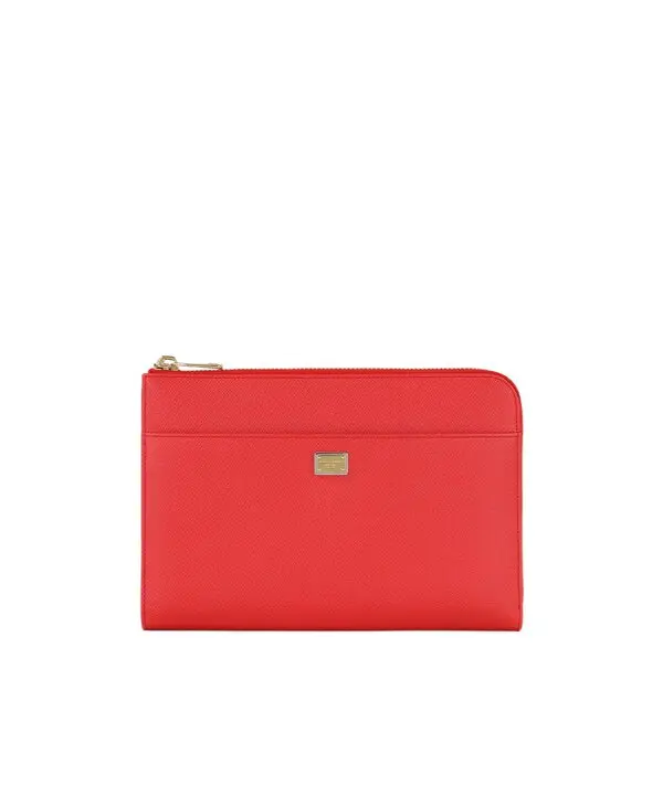 Dolce & Gabbana Logo Detail Pouch - Red