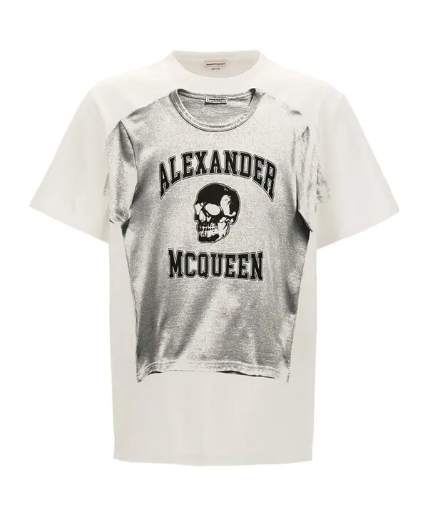 Alexander McQueen Logo Printed Crewneck T-shirt
