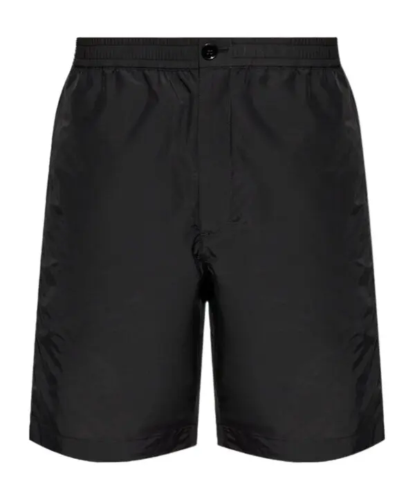Theory Elastic Waist Shorts With Button Fly
